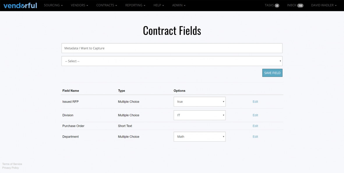 Contract Repository: Metadata, Reminders, and more