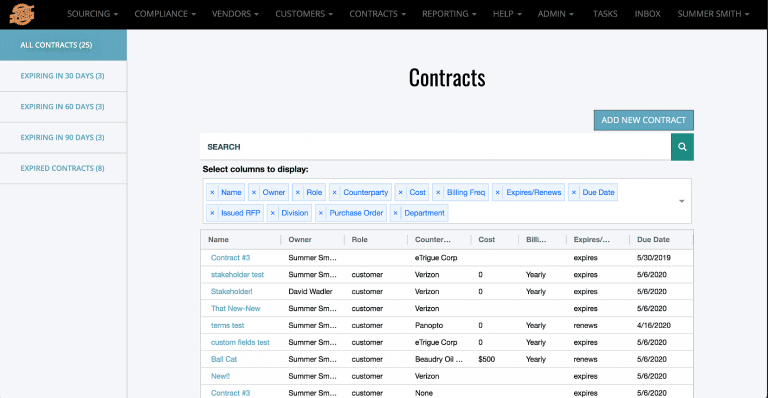 Contract Repository: Metadata, Reminders, and more
